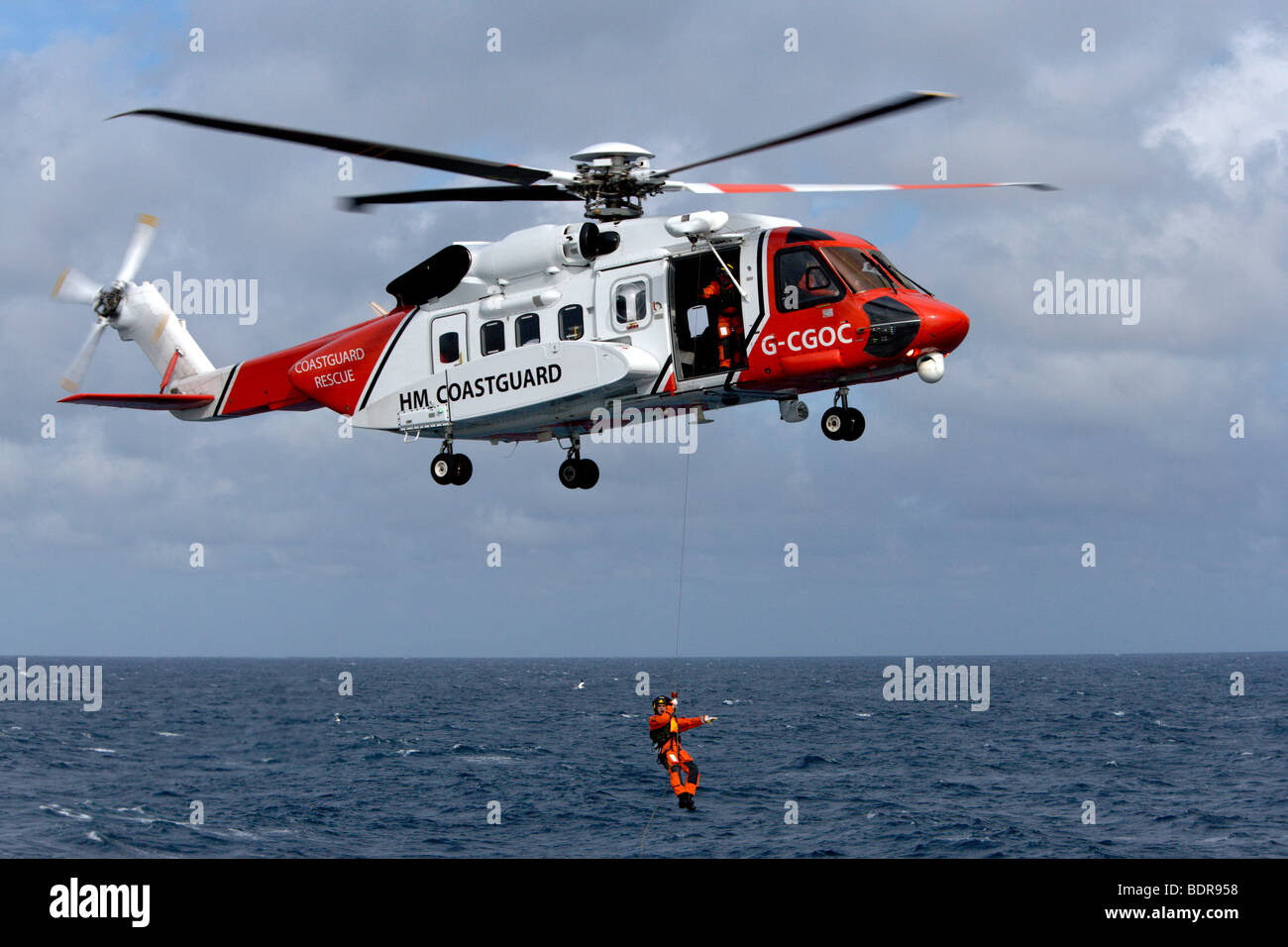 coast guard air sea rescue Stock Photo - Alamy