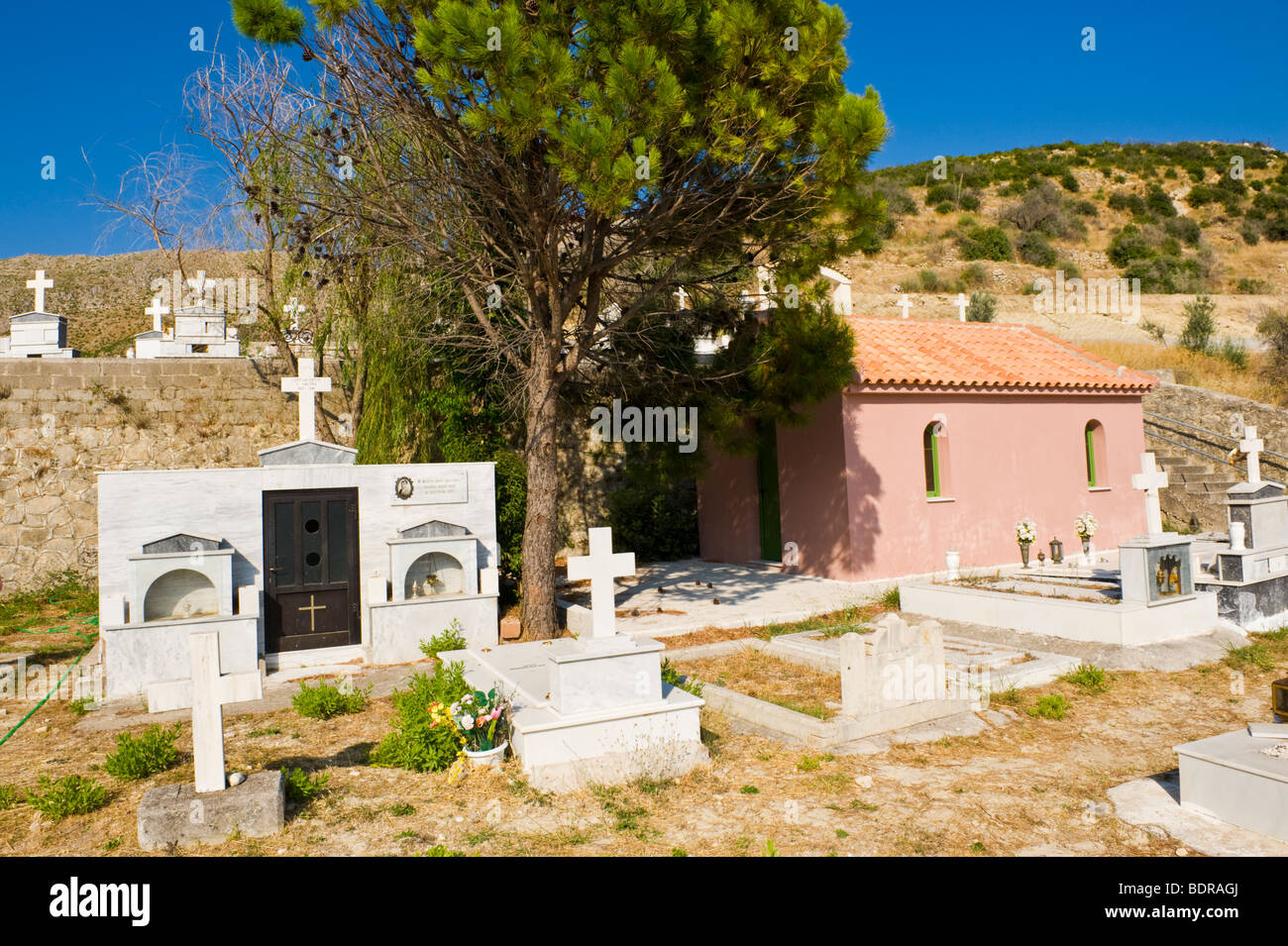 Greek orthodox graveyard cemetery hi-res stock photography and images ...