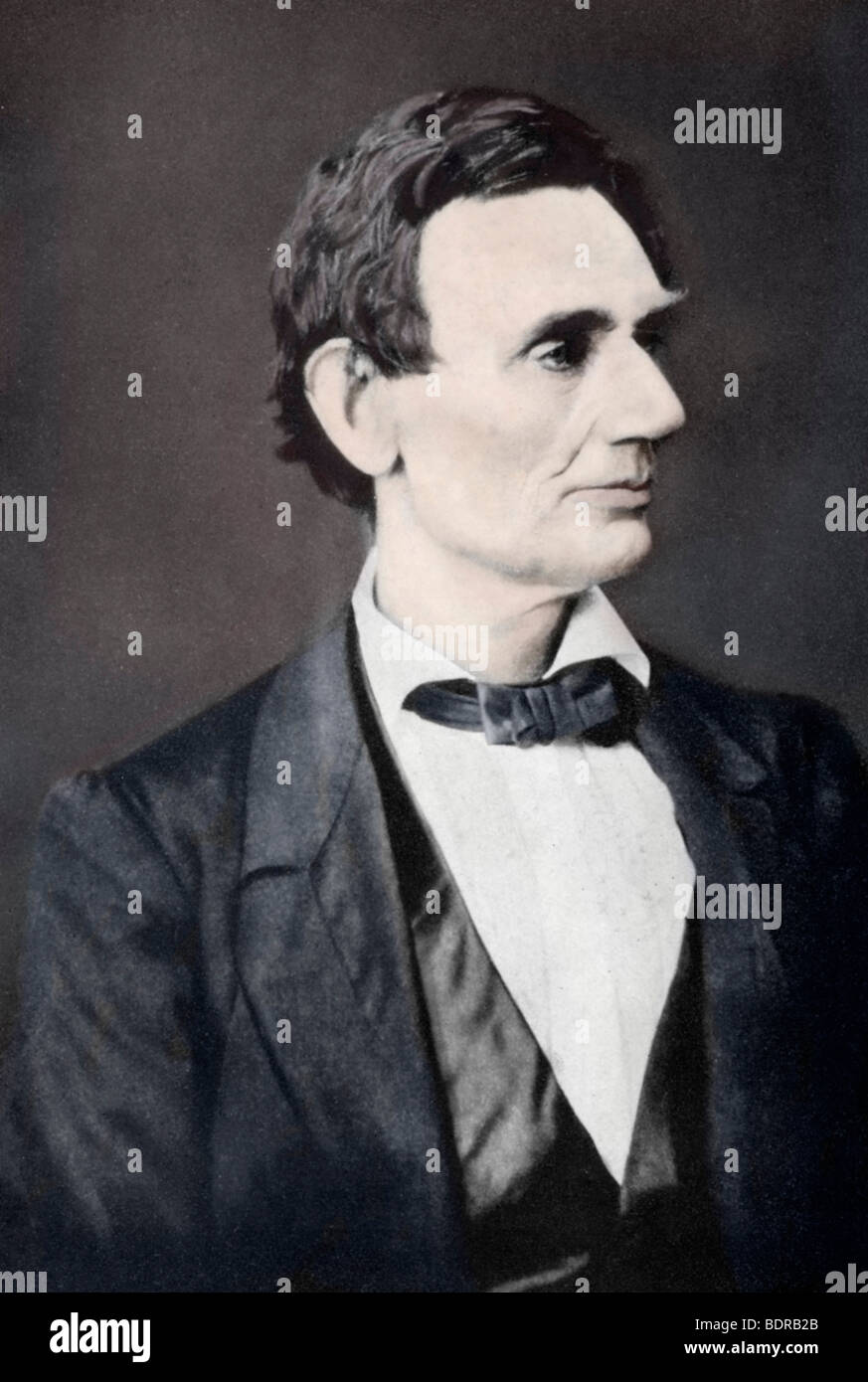 Abraham lincoln portrait color hi-res stock photography and images - Alamy