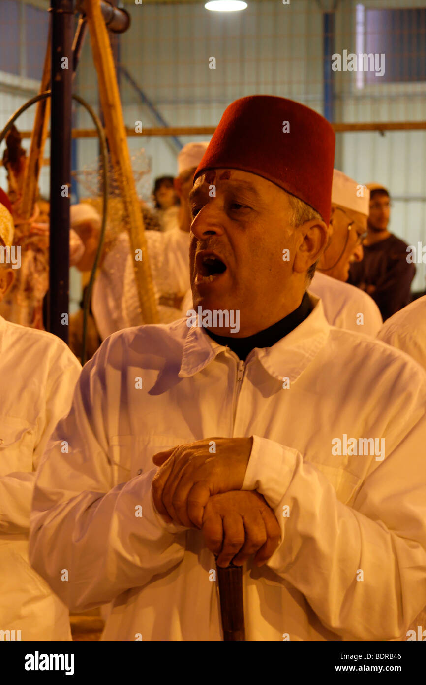 Samaria, the Samaritan Passover sacrifice on Mount Gerizim Stock Photo ...