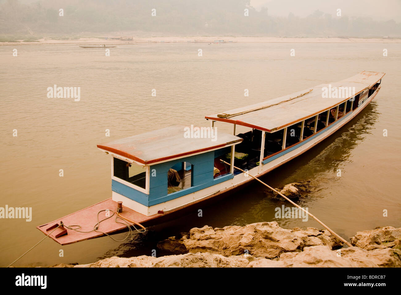 Mekong longboat hi-res stock photography and images - Alamy