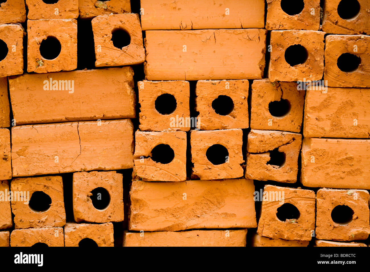 Abstract Photograph of a stack of bricks Stock Photo - Alamy
