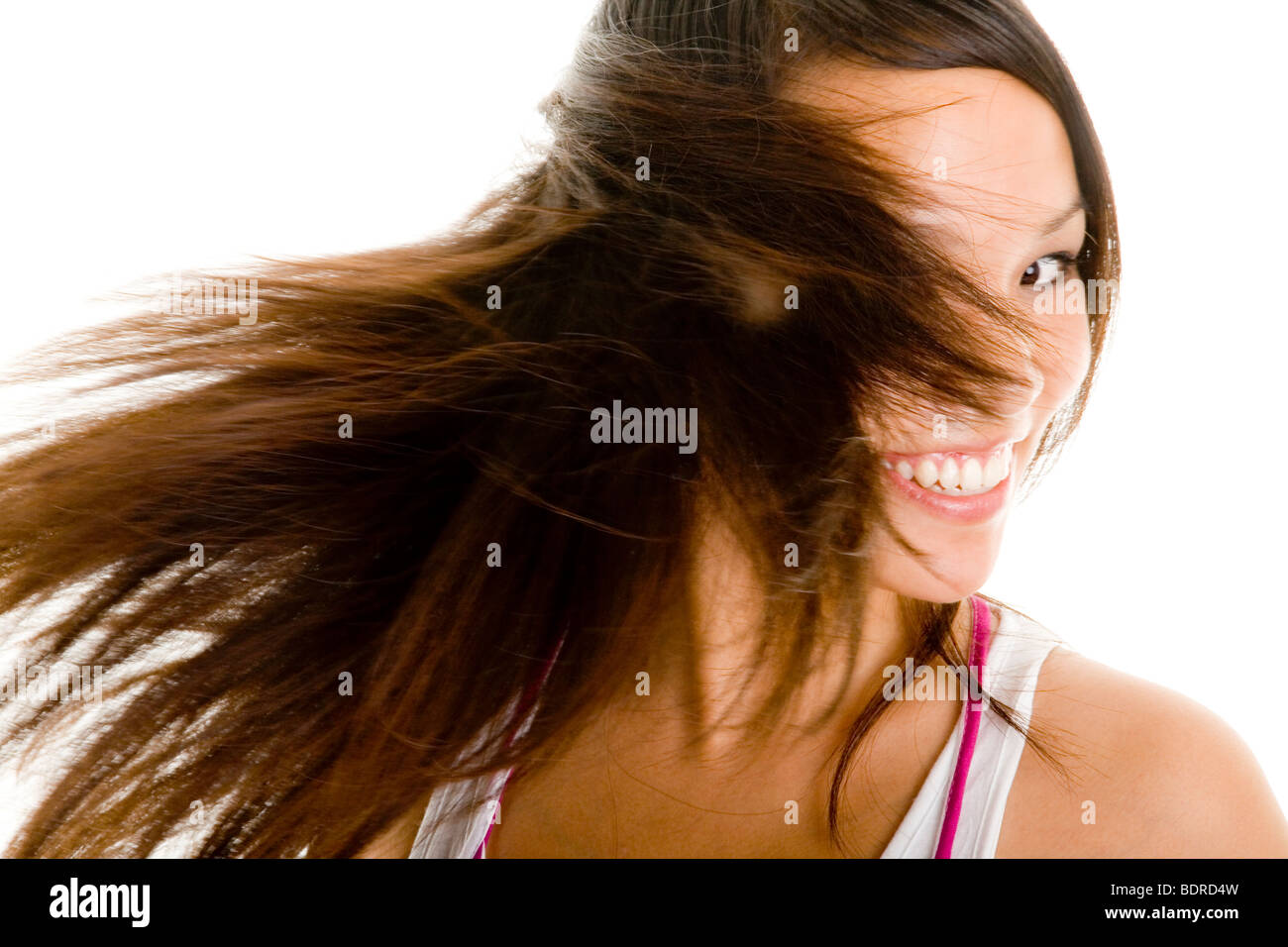 young playful woman Stock Photo - Alamy