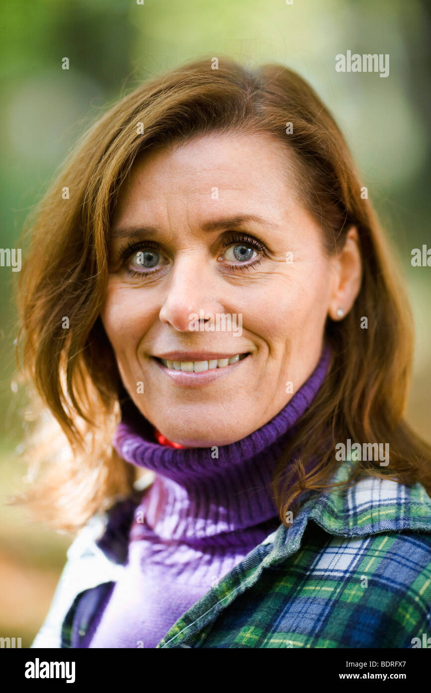Portrait of a woman Sweden Stock Photo - Alamy