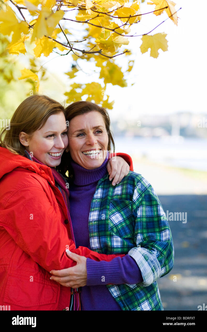 Portrait of two women Stock Photo - Alamy