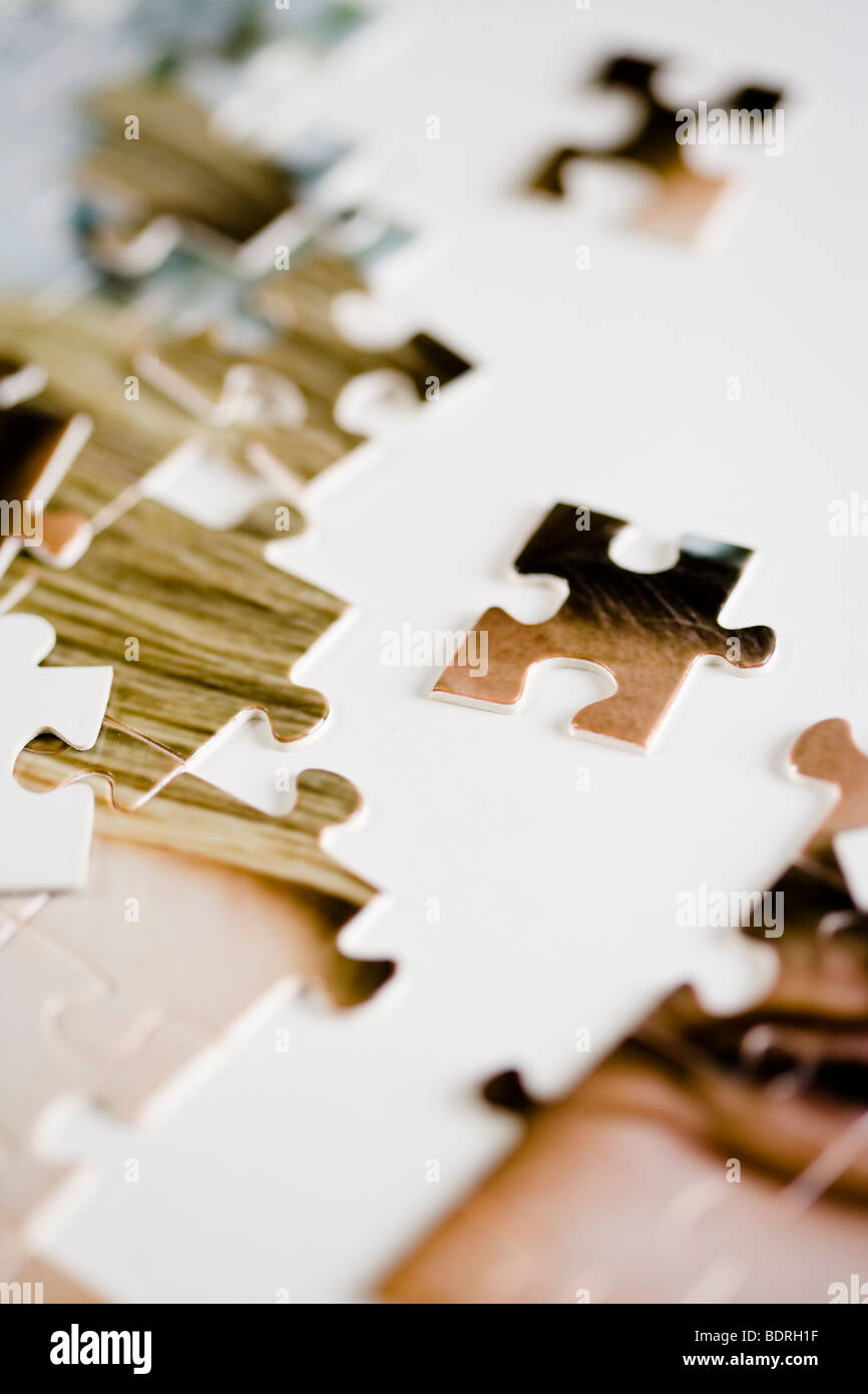 A broken puzzle Stock Photo - Alamy