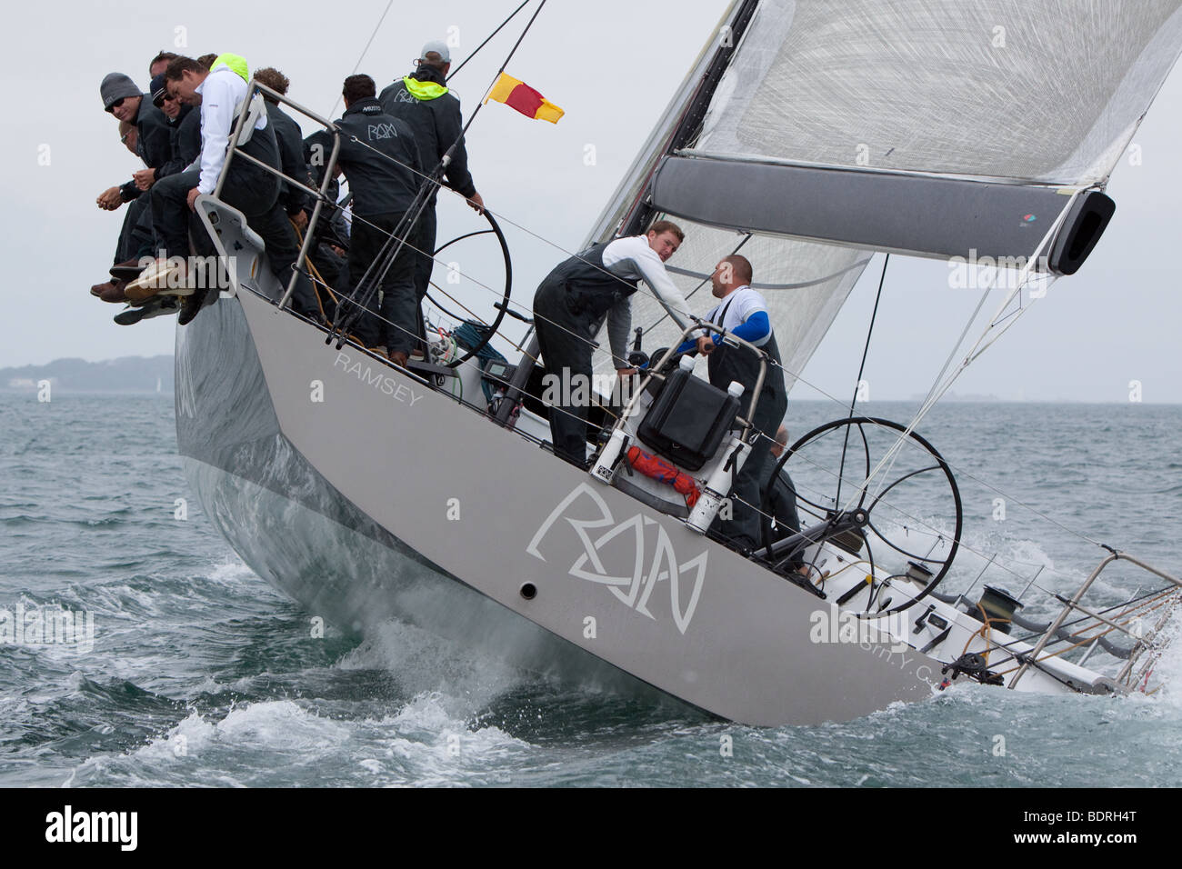 Cowes week boats hi-res stock photography and images - Alamy