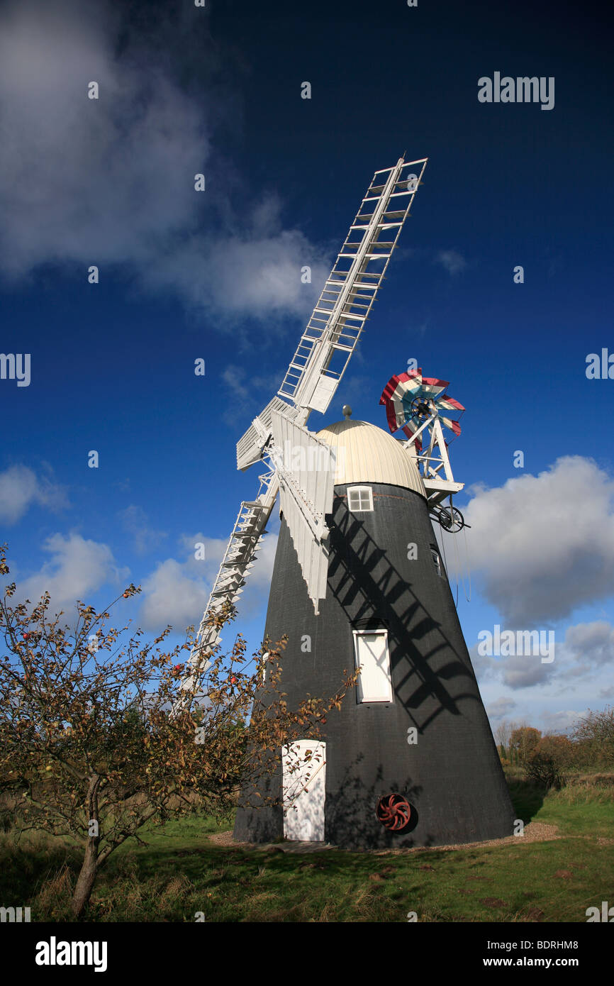 Windmill Thelnetham village Suffolk County England Britain Stock Photo ...