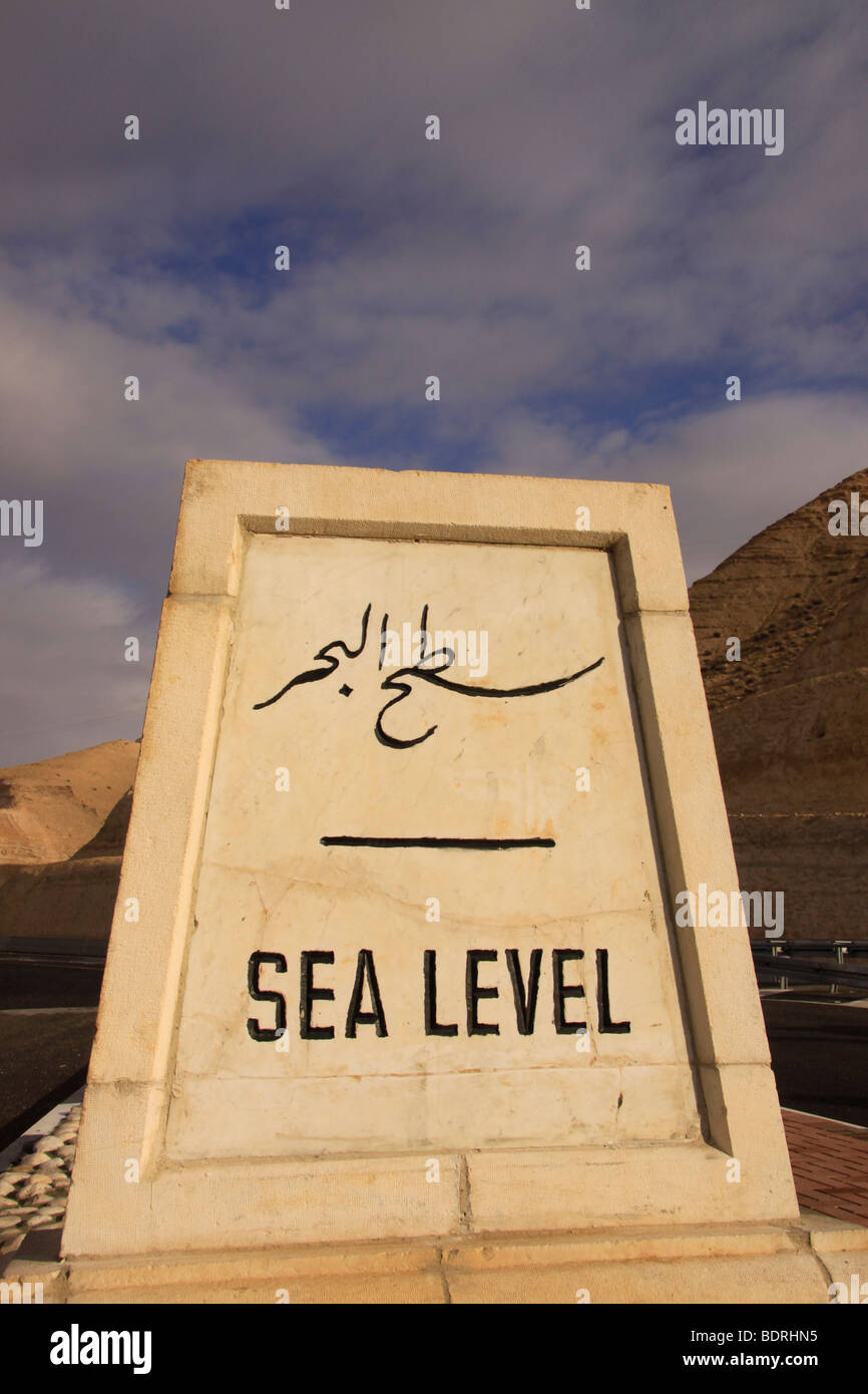 Sea level sign hi-res stock photography and images - Alamy