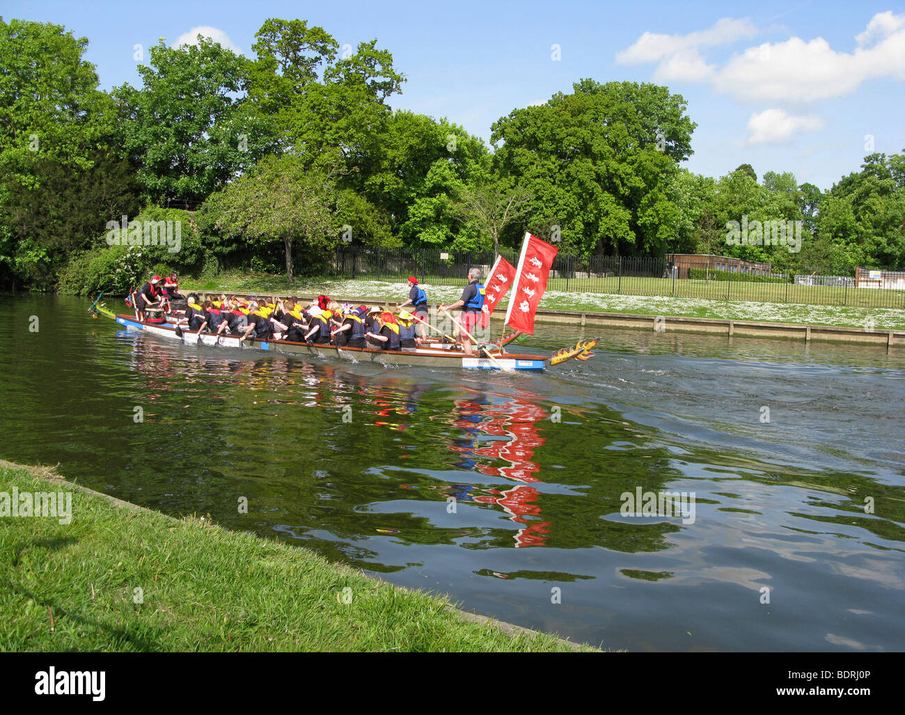 Dragon boat races at Abingdon, 2009 40 Stock Photo - Alamy