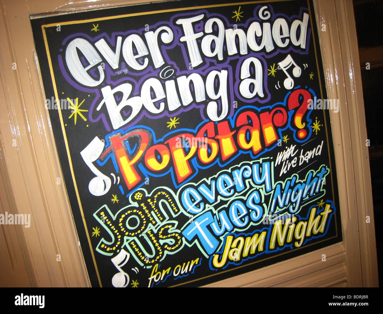 Jamming advertisement hi-res stock photography and images - Alamy