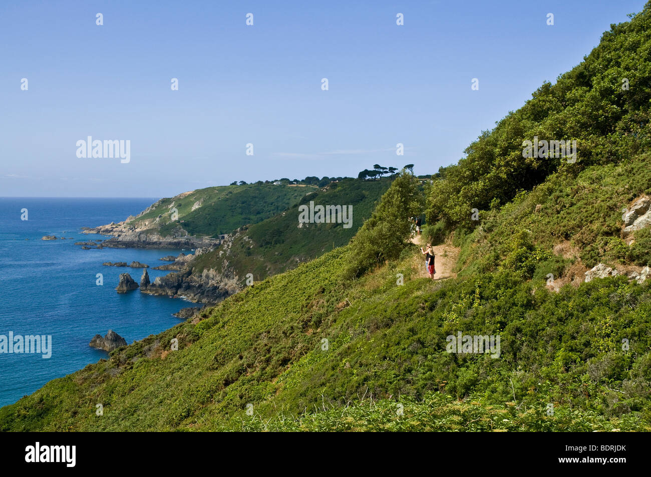 dh Moulin Huet Bay ST MARTIN GUERNSEY South coast cliff path family ...