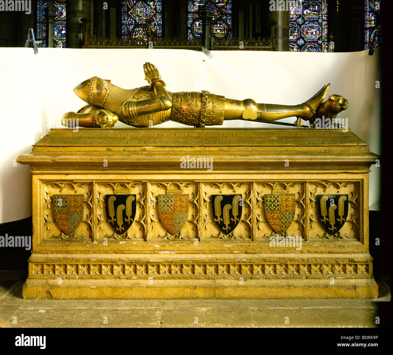 Tomb of the Black Prince, Canterbury Stock Photo: 25720962 - Alamy
