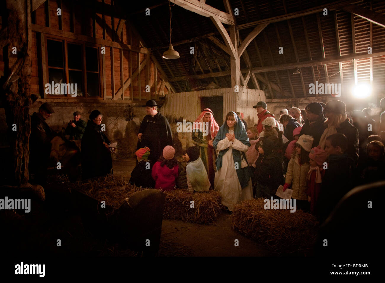 No room at inn nativity hi-res stock photography and images - Alamy
