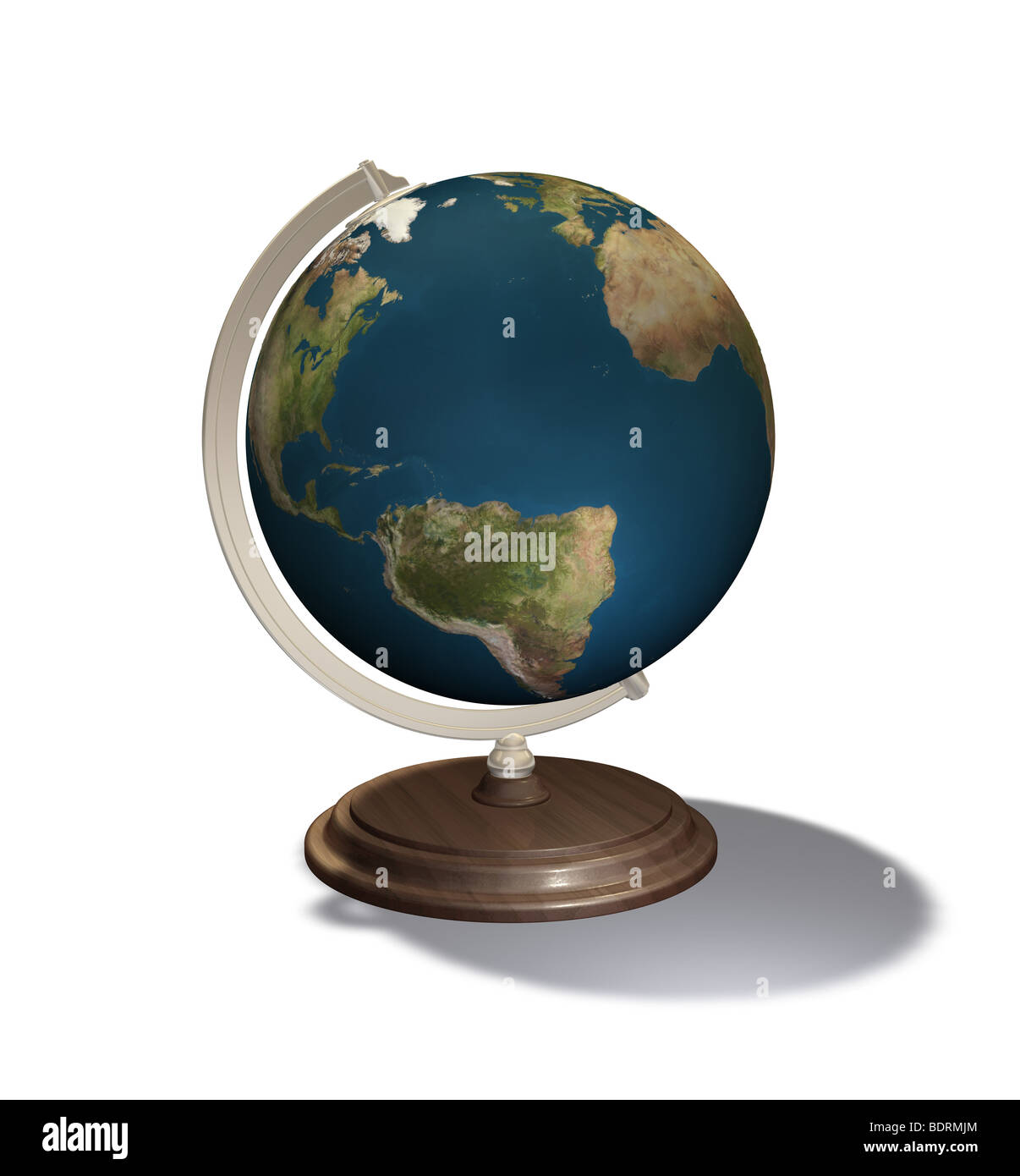 World globe illustration hi-res stock photography and images - Alamy