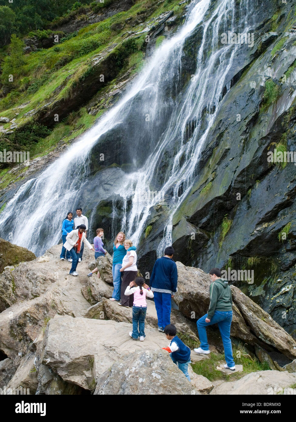 Powerscourt waterfall wicklow hi-res stock photography and images - Alamy