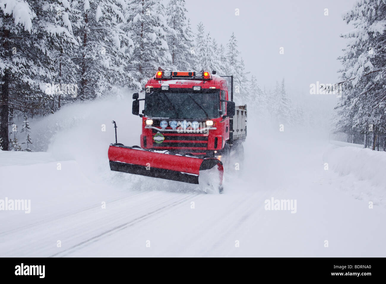 Snowplough truck hi-res stock photography and images - Alamy