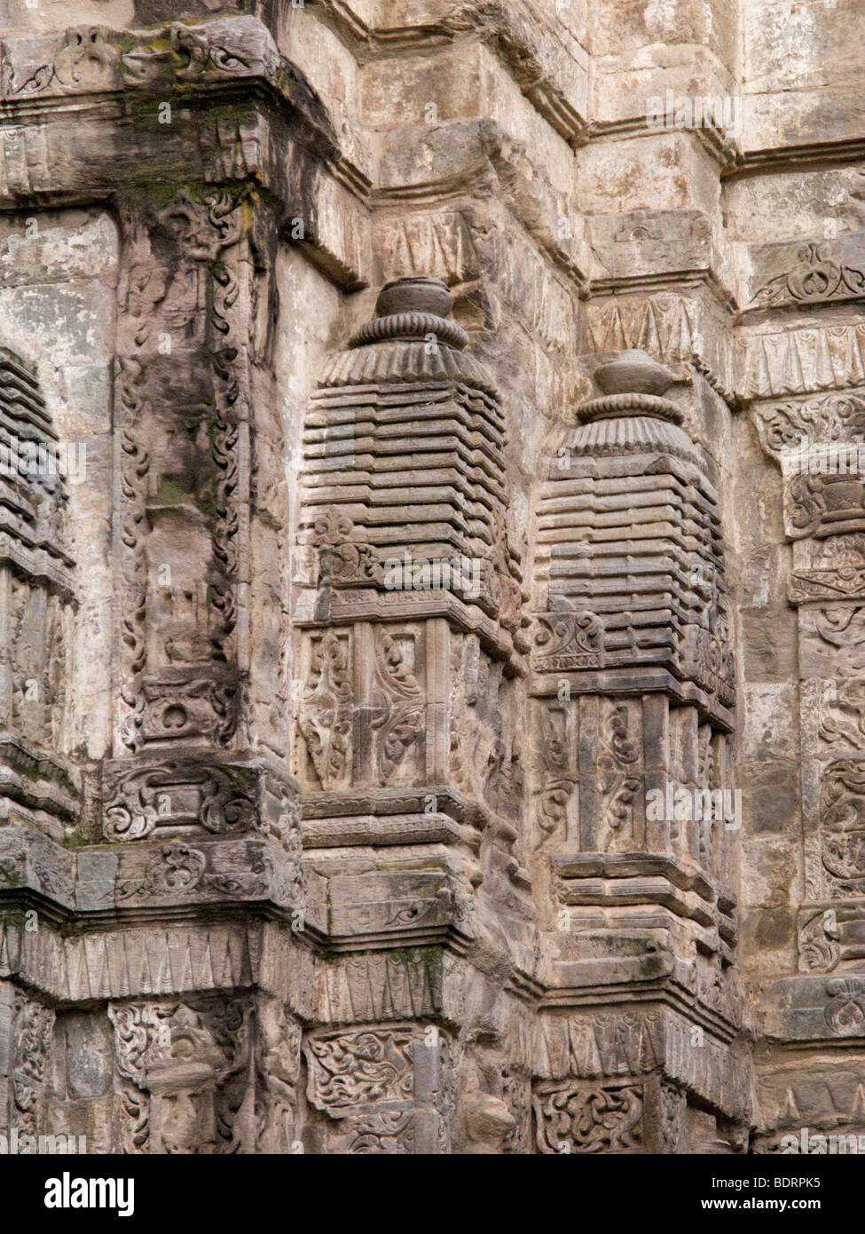 Ornately carved Stonework at the Laxmi Narayan Temple complex. Chamba ...