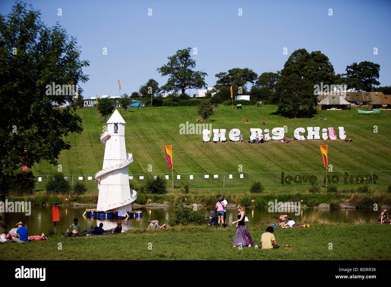 Tents at the big chill music festival hi-res stock photography and ...