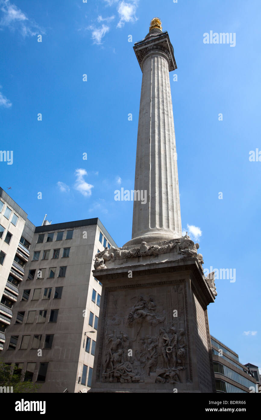 The Monument, London Stock Photo - Alamy