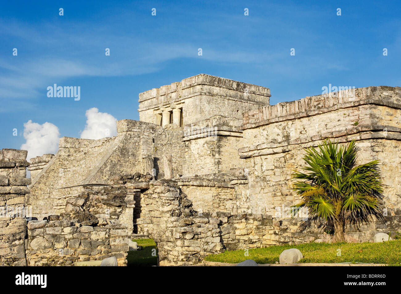 The castle (El Castillo). Mayan ruins of Tulum (1200-1524). Tulum ...