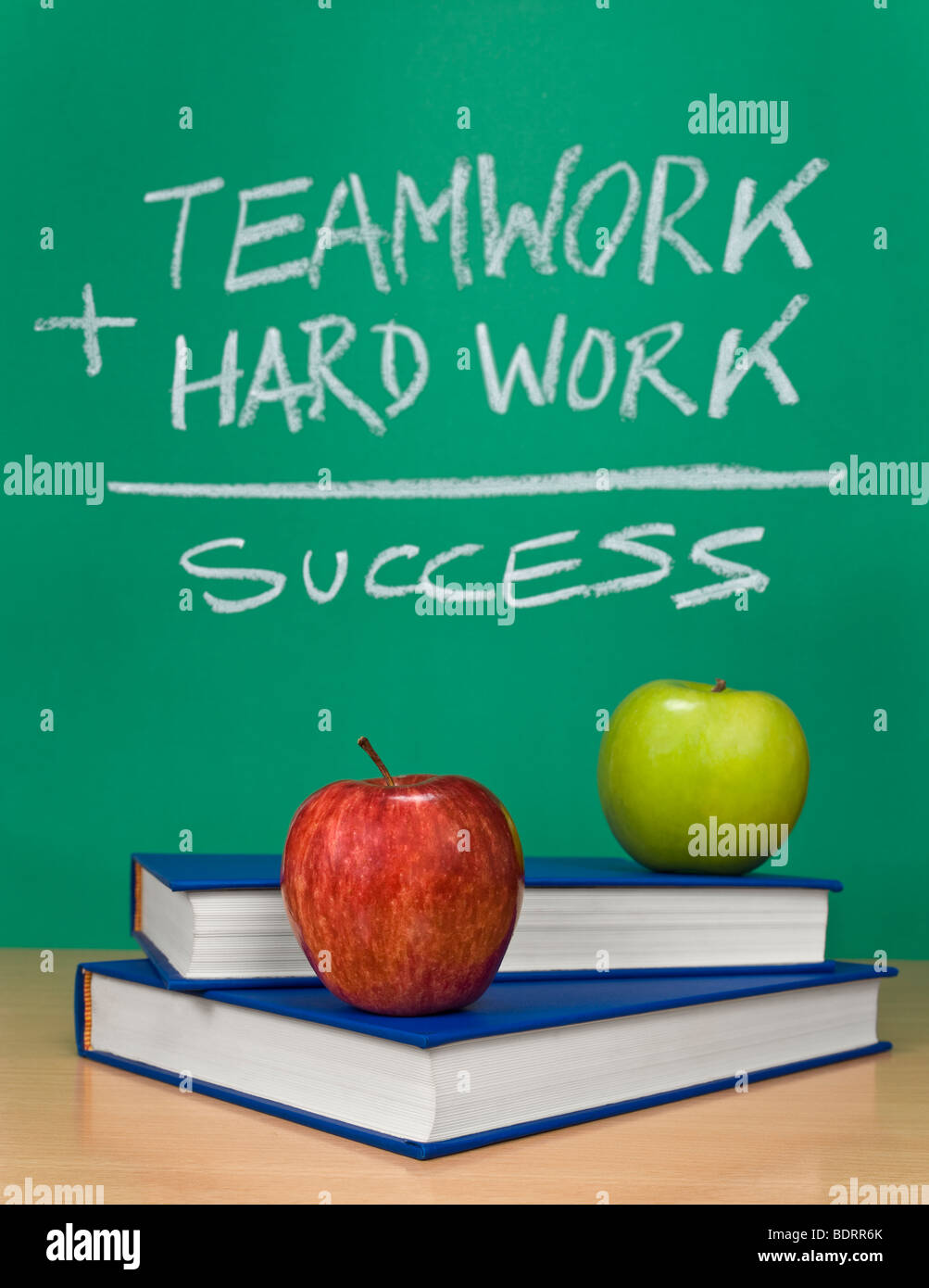 A chalkboard describing the way to success Stock Photo - Alamy