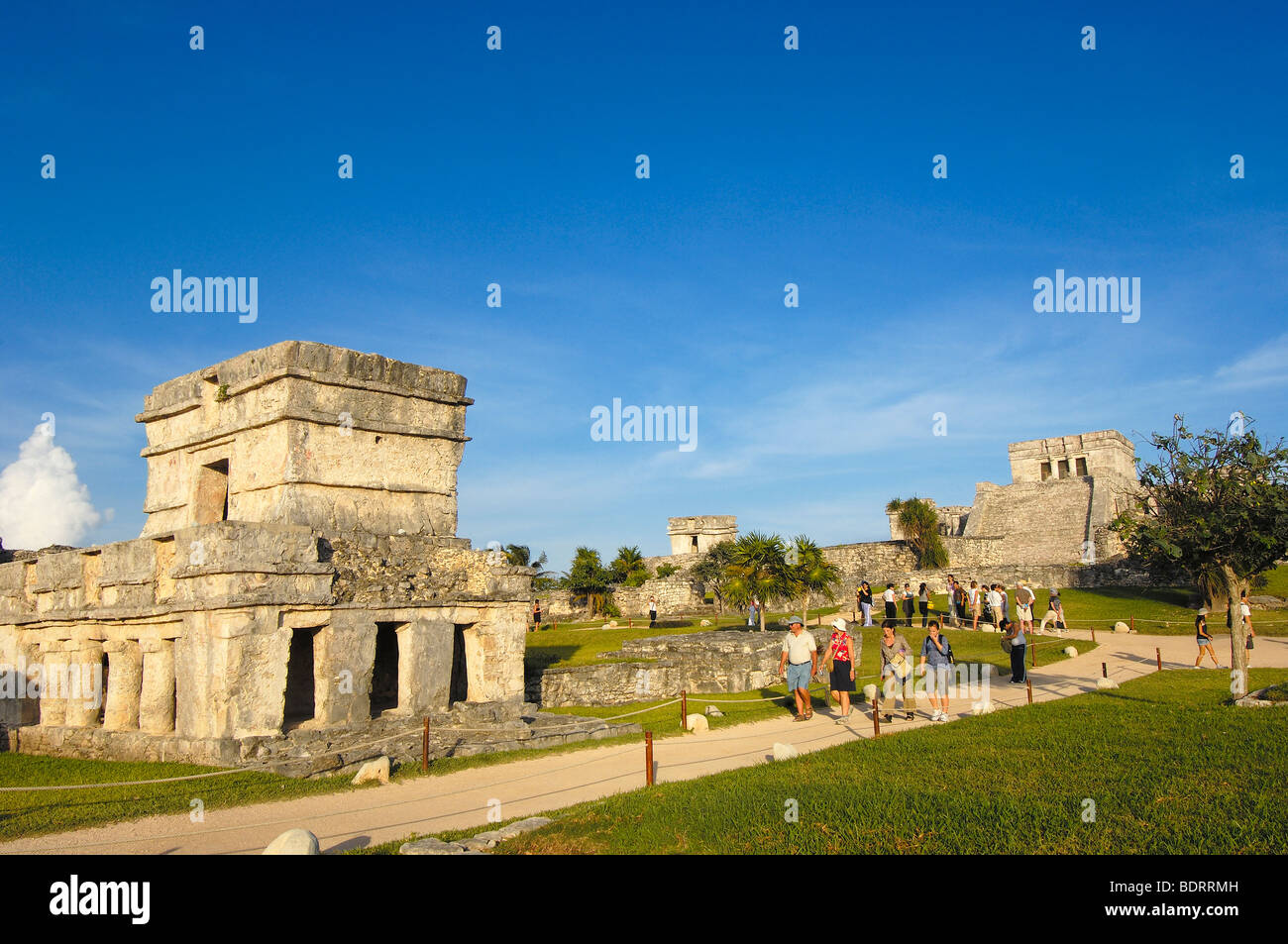 The castle (El Castillo). Mayan ruins of Tulum (1200-1524). Tulum ...