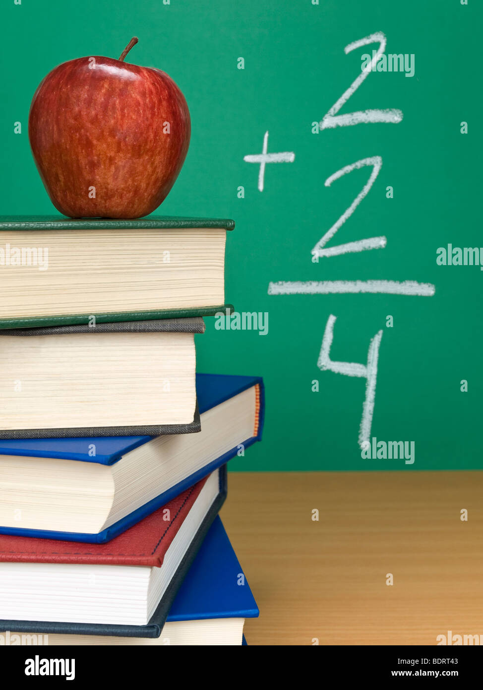 Chalkboard With Apple