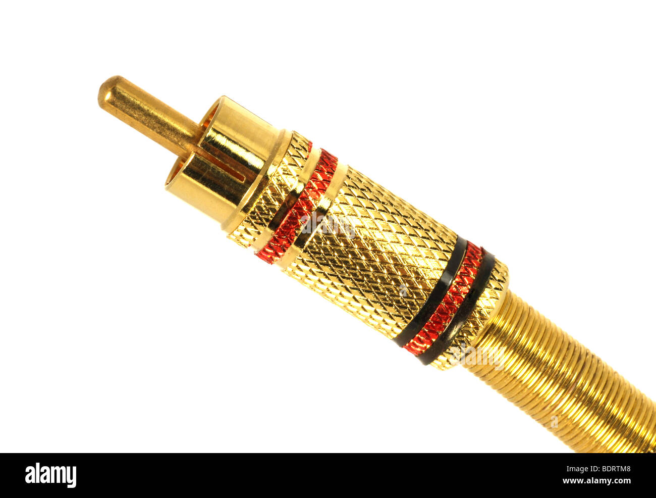 Gold plated connector hi-res stock photography and images - Alamy