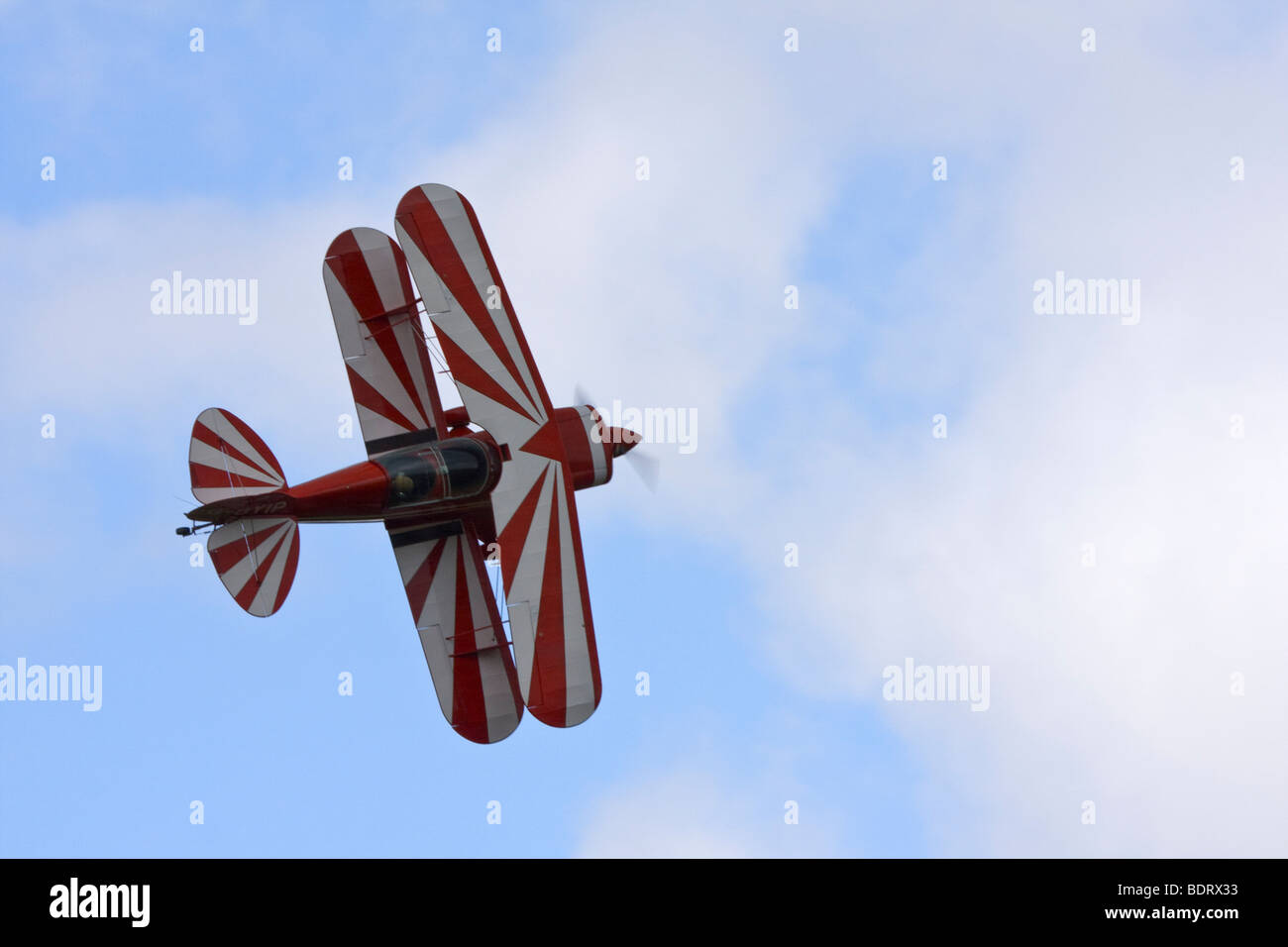 Pitts S-2A Special two seat aerobatic biplane Stock Photo - Alamy