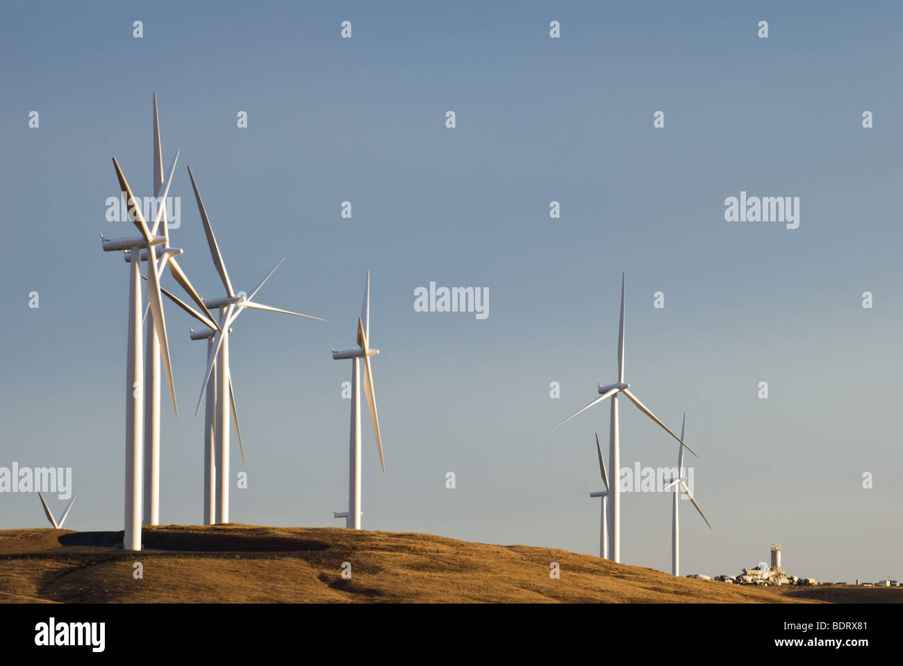 Wind turbines of the Windy Point/Windy Flats project near Goldendale ...