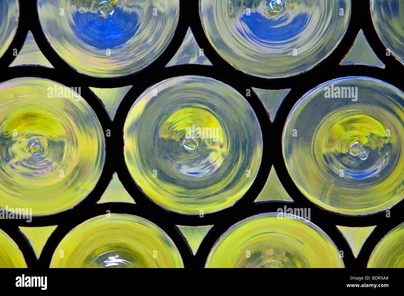 Bottle bottom glass window hi-res stock photography and images - Alamy