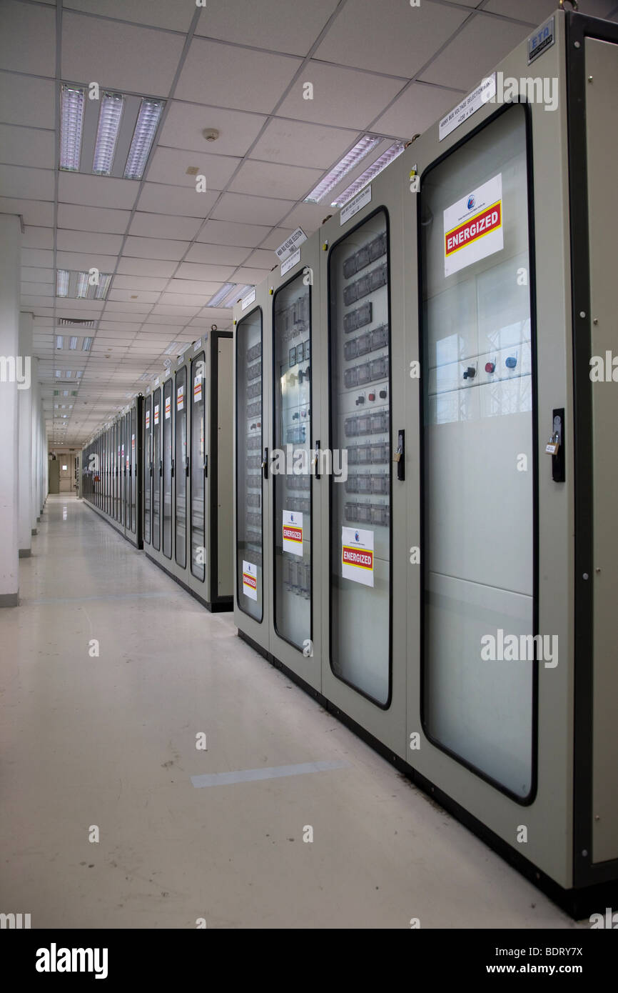 Fusebox control box fuse fuses power station Stock Photo - Alamy