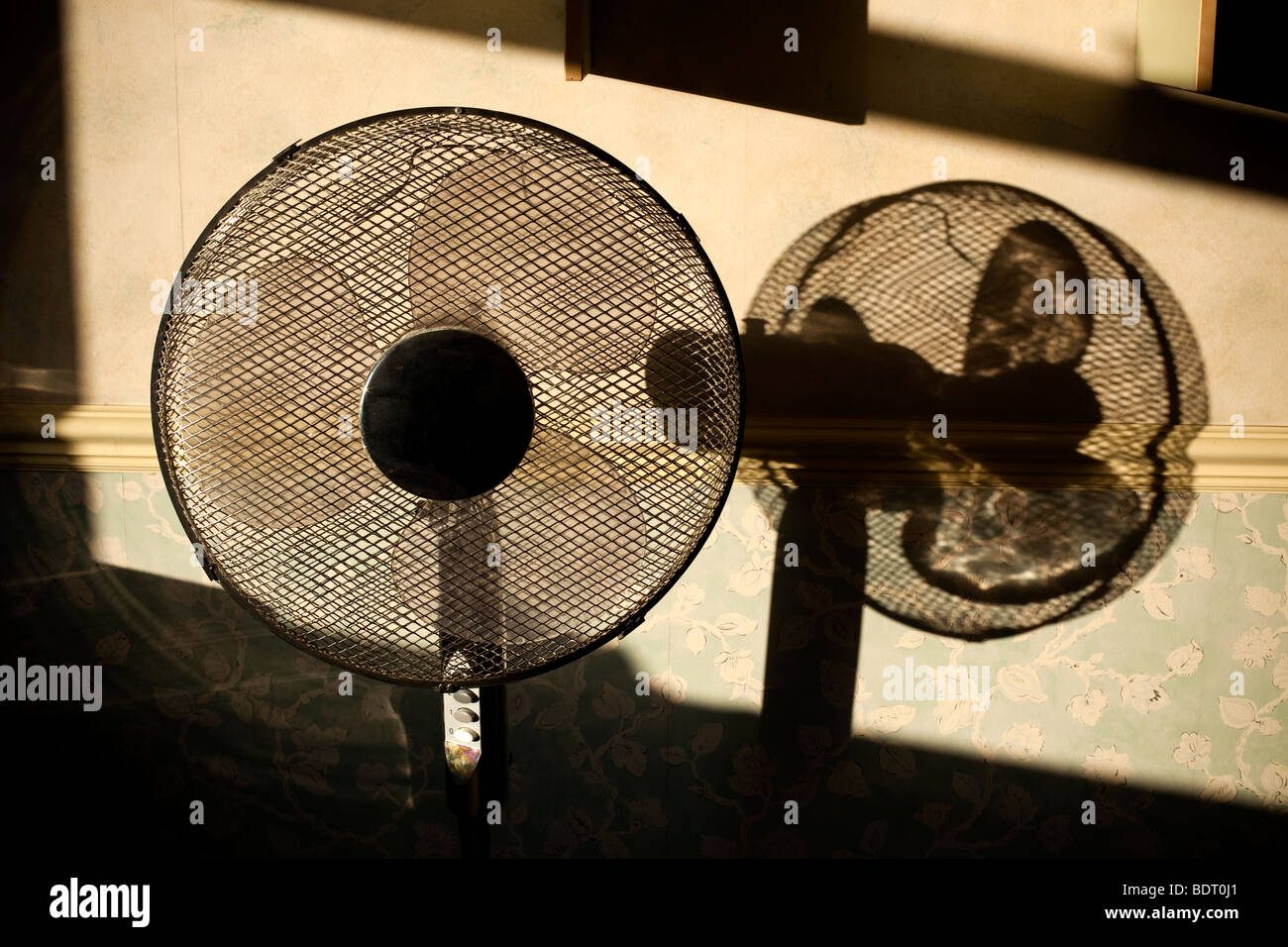 Fan with cast shadow hi-res stock photography and images - Alamy