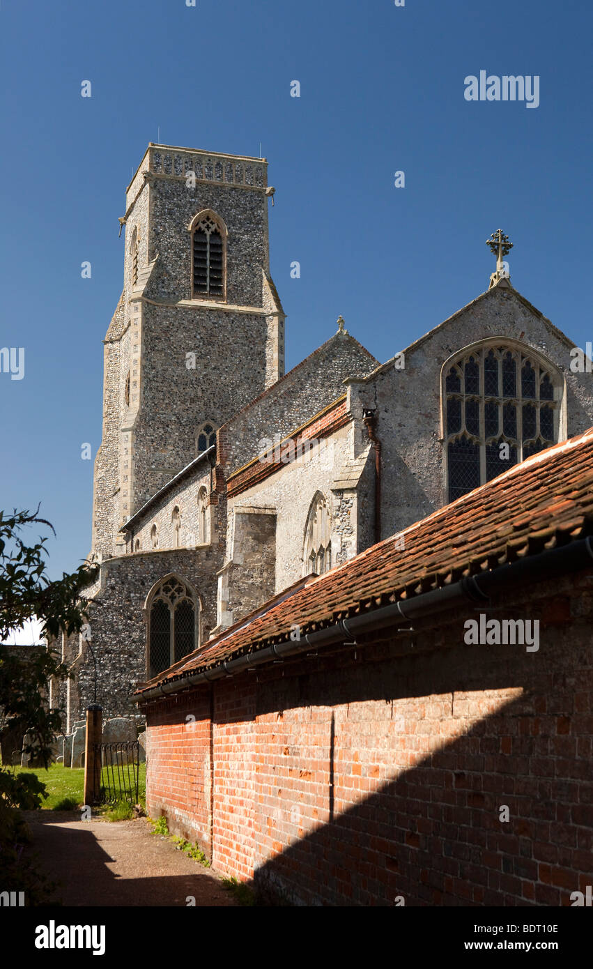 UK, England, Norfolk, Trunch village, St Botolphs parish church Stock ...