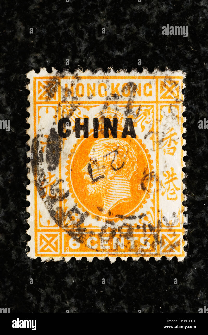 Hong kong postage stamp hi-res stock photography and images - Alamy