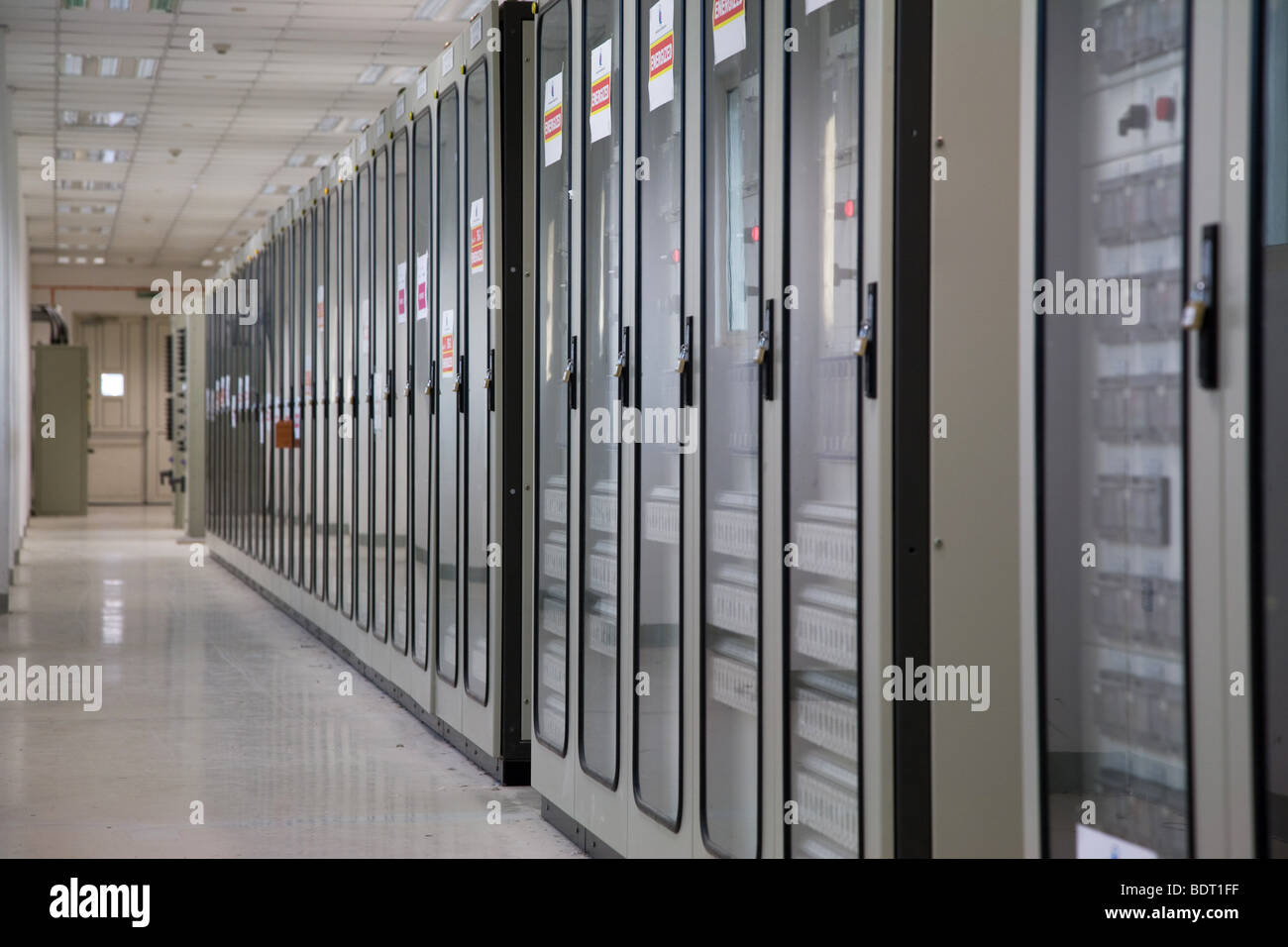 Fusebox control box fuse fuses power station Stock Photo - Alamy