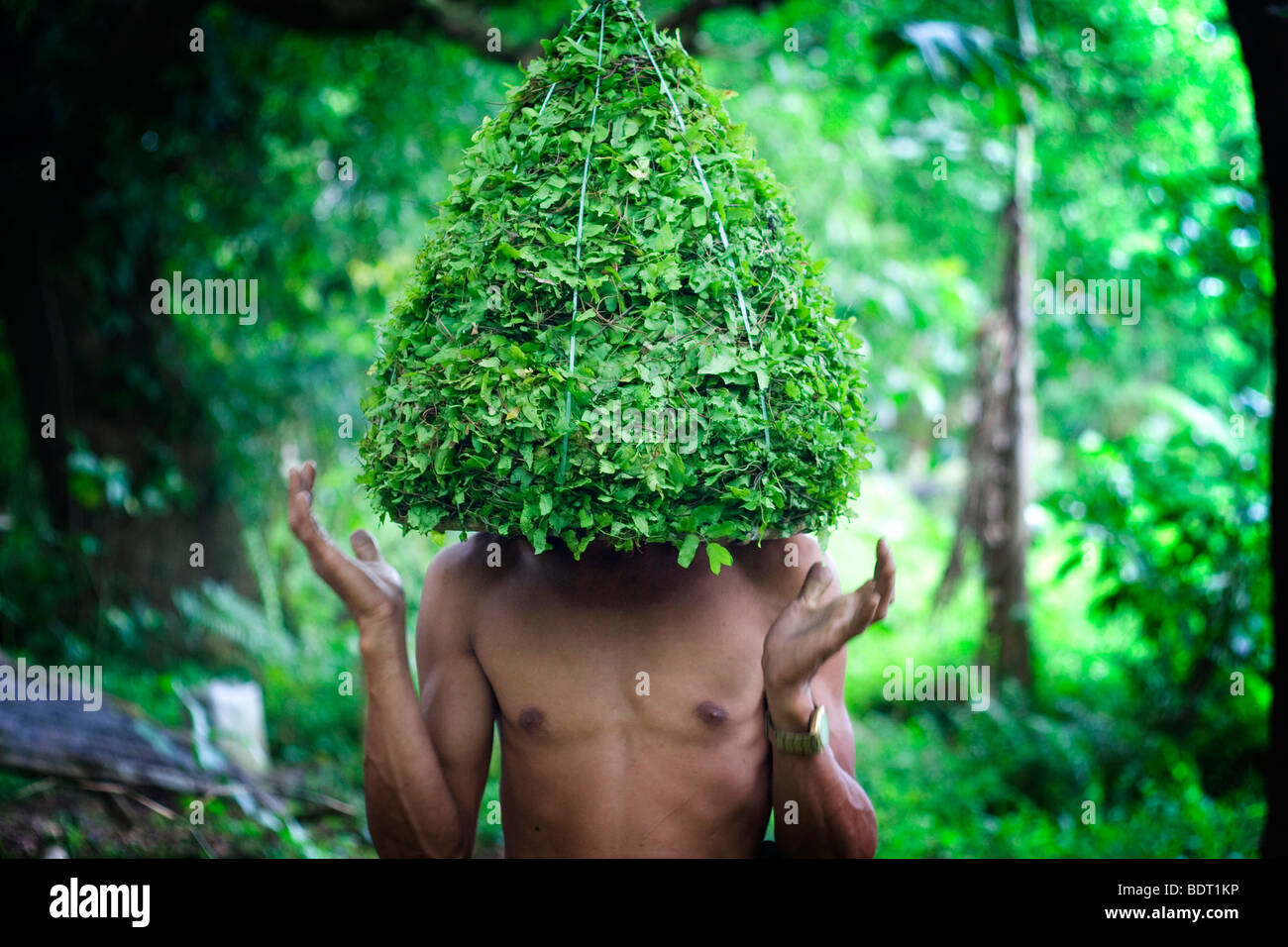 Flagellant penitents in Infanta, Quezon during Holy Week Stock Photo ...