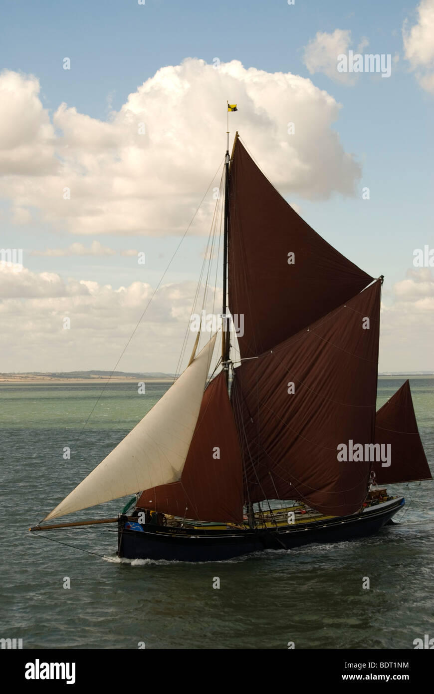 Thames sailing barge race hi-res stock photography and images - Alamy
