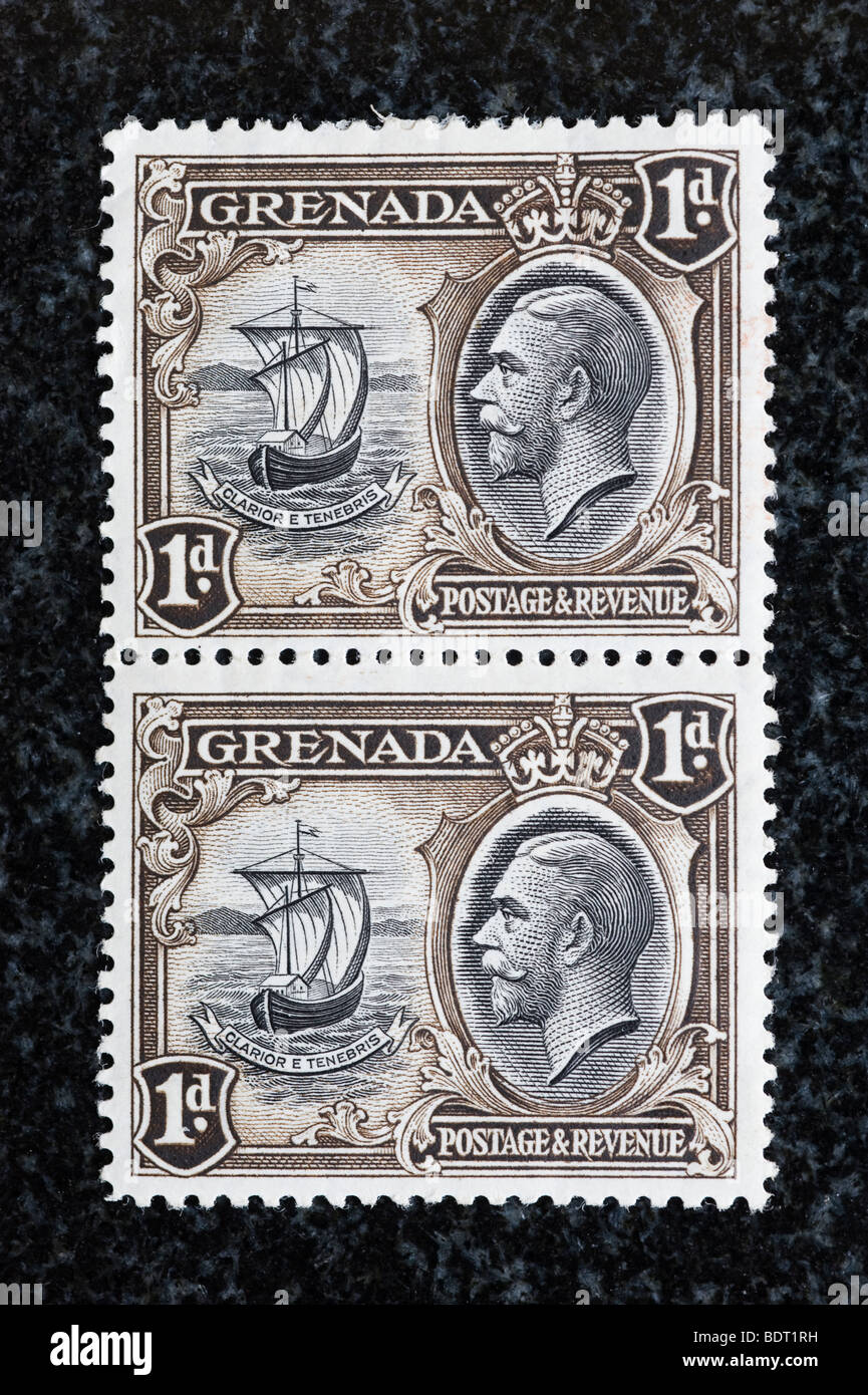 Grenada postage stamp hi-res stock photography and images - Alamy