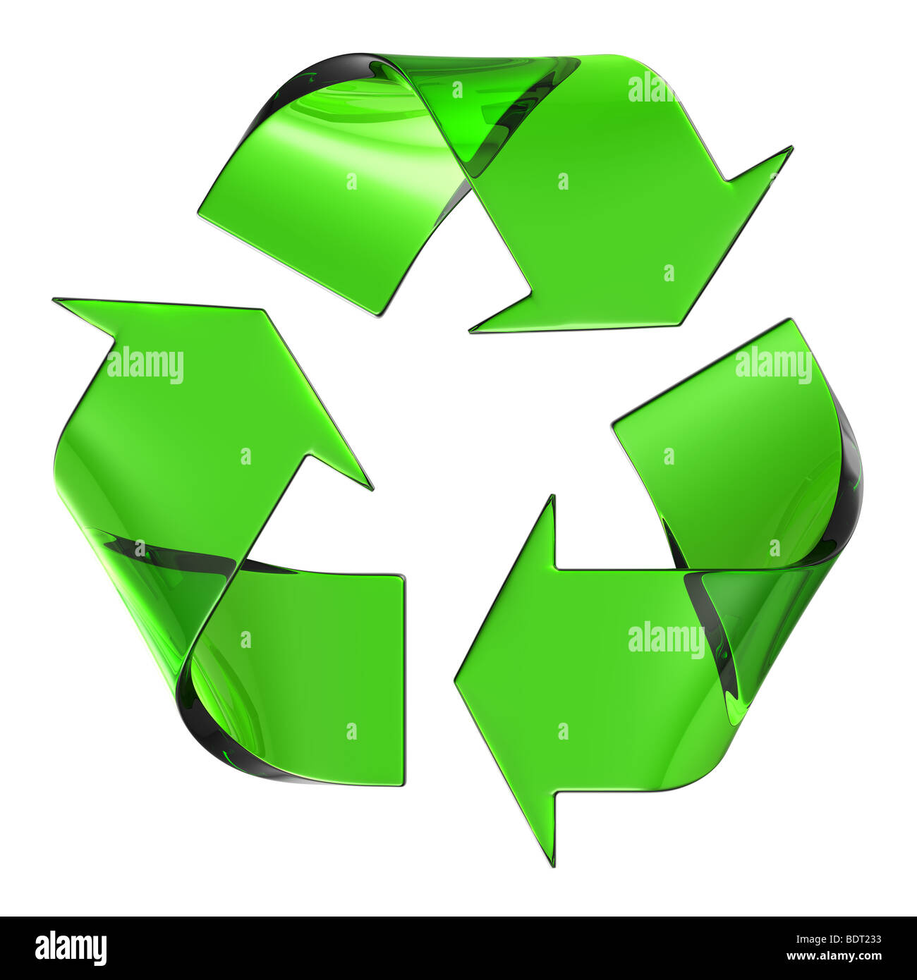 Recycling symbol on background Cut Out Stock Images & Pictures - Alamy