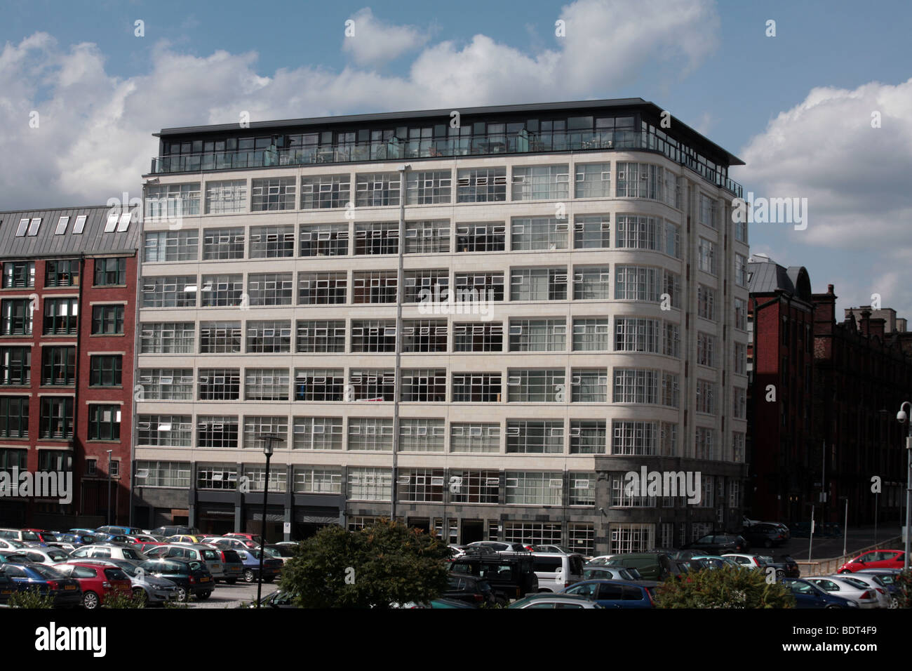 New apartment block Manchester England Stock Photo - Alamy