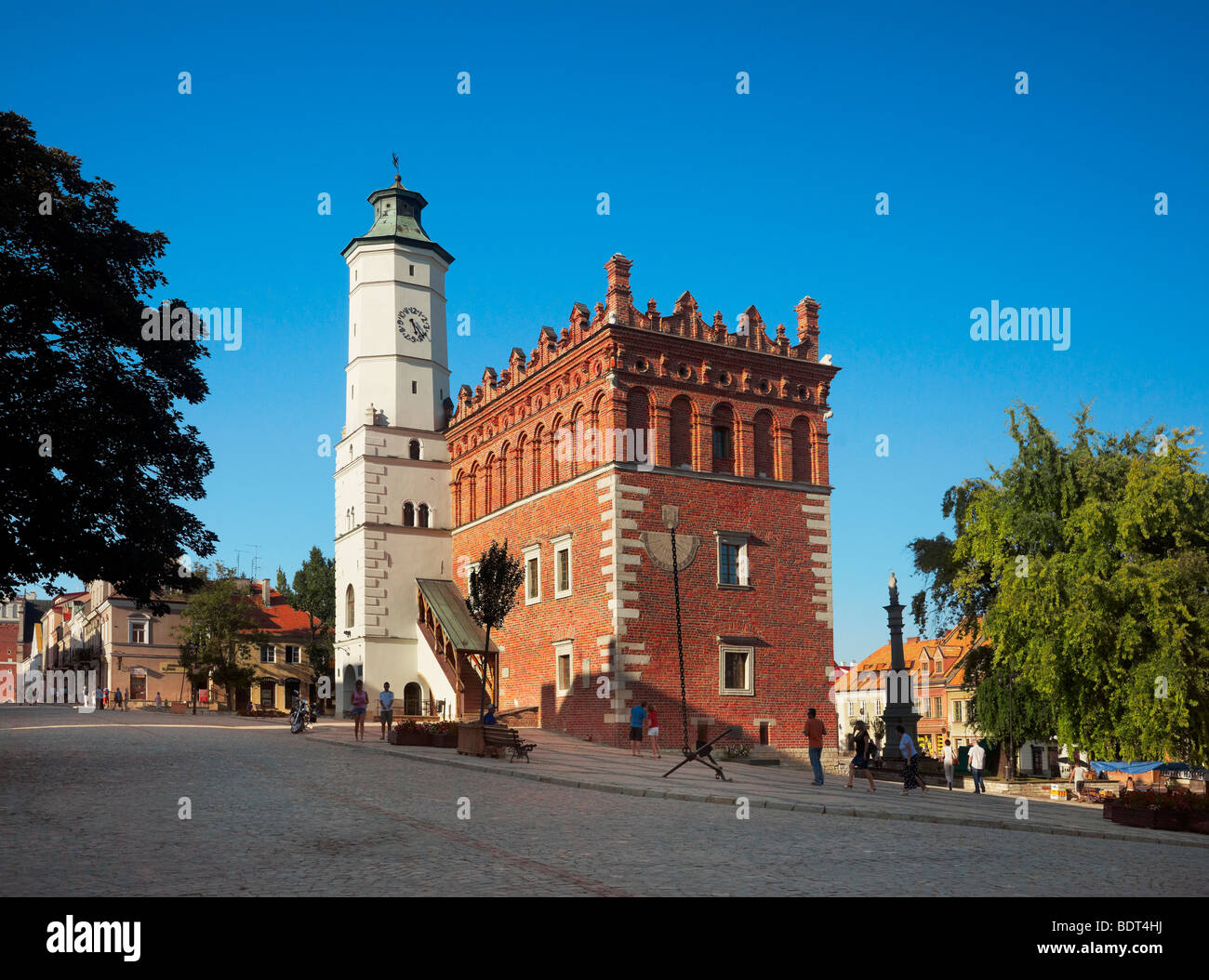 Sandomierz, Town Hall at the Market Square, Poland Stock Photo - Alamy