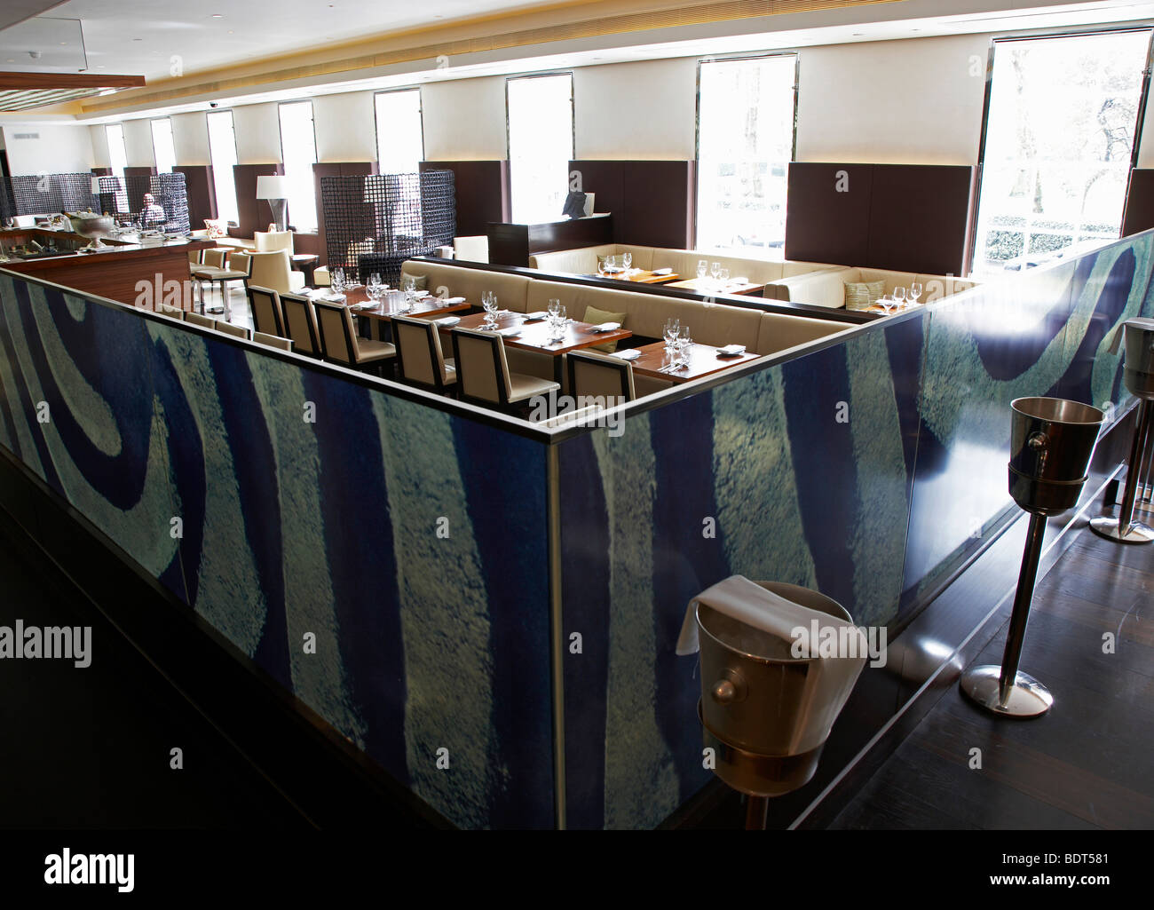 dinning area of Maze restaurant Stock Photo - Alamy