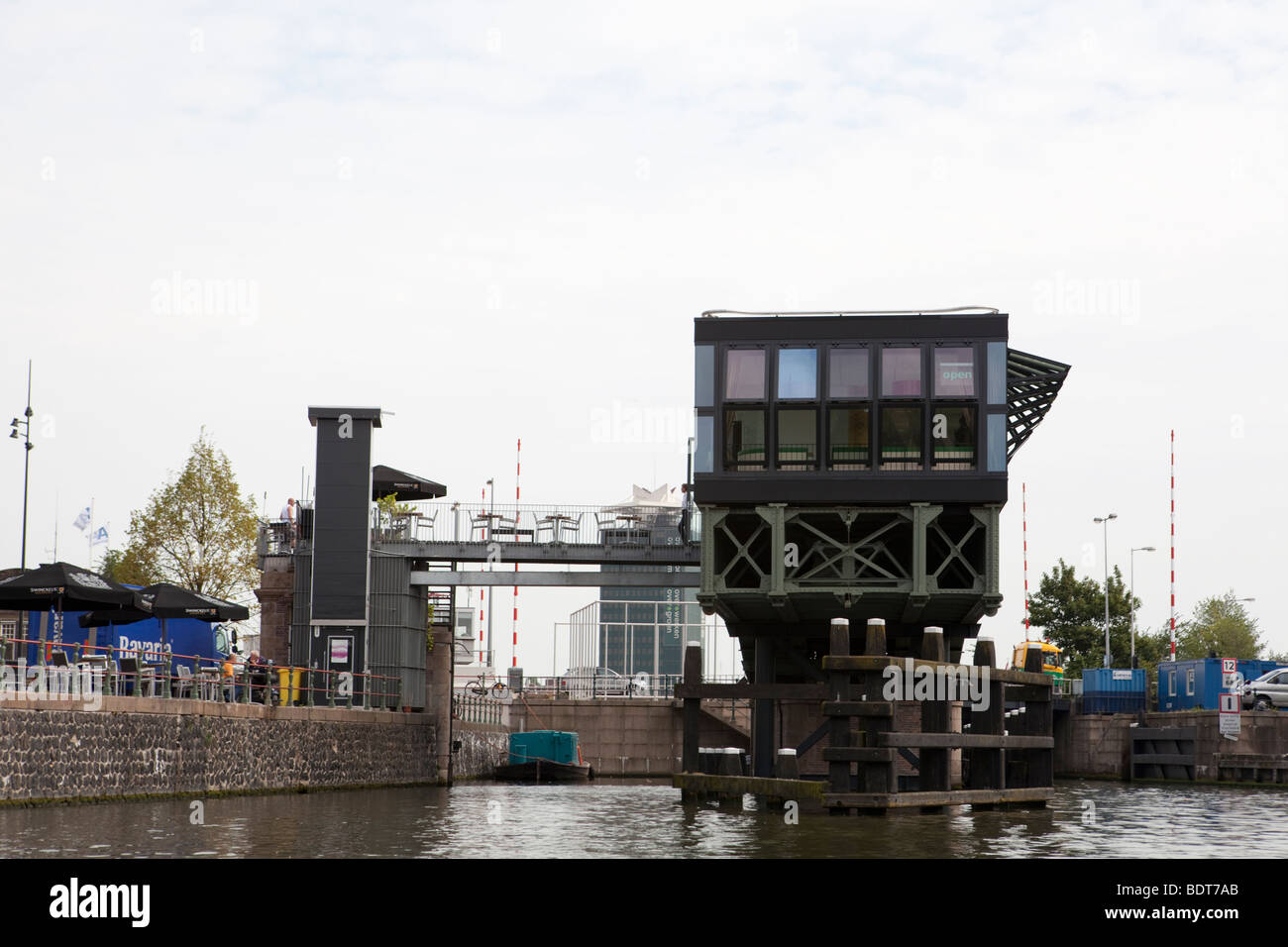 Amsterdam: CONTROL TOWER AT THE PORT. HOLLAND Stock Photo - Alamy