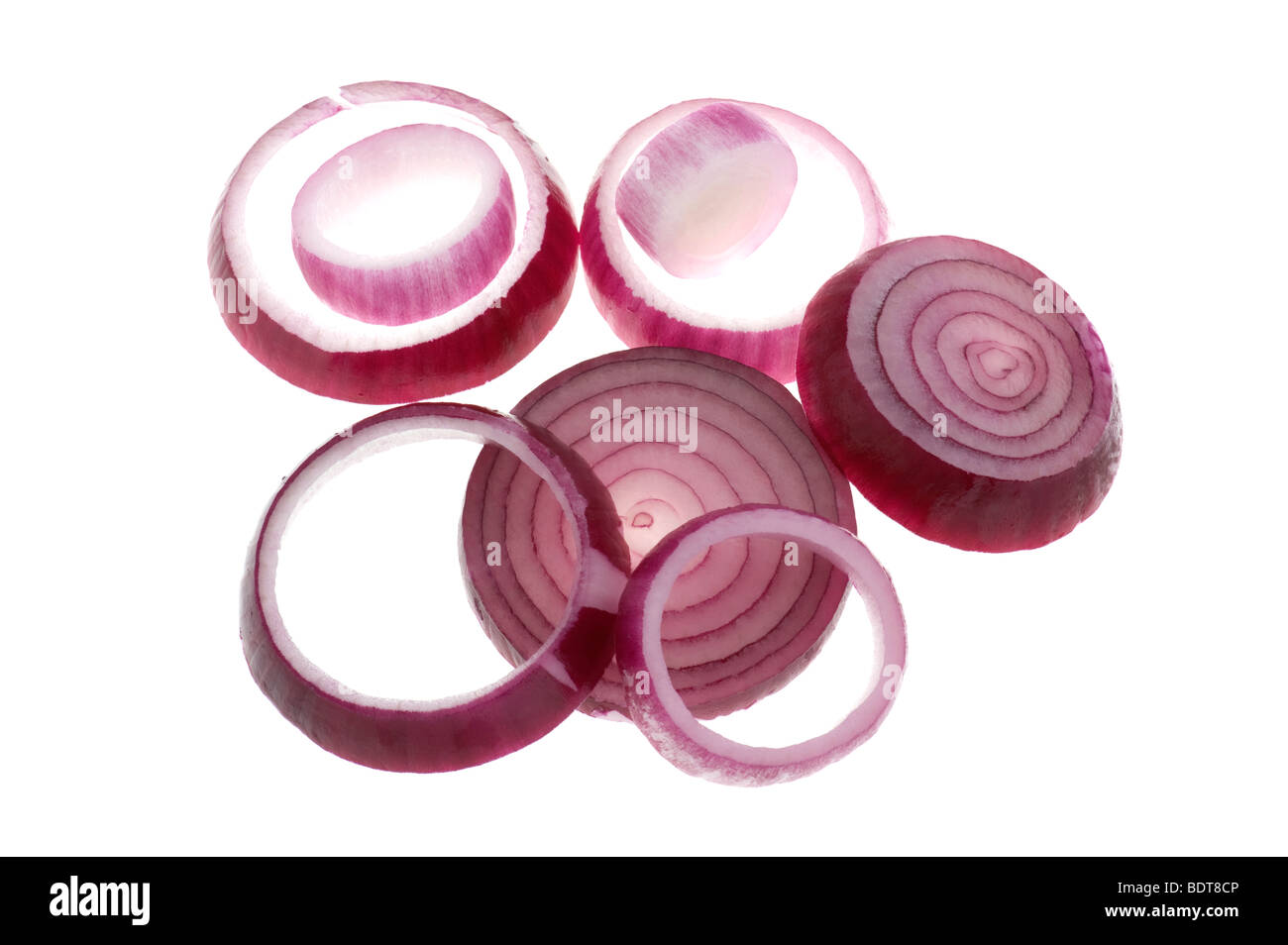 object on white - isolated red onion Stock Photo - Alamy