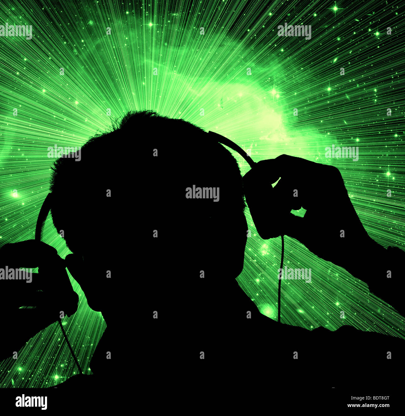 Sound waves computer screen hi-res stock photography and images - Alamy