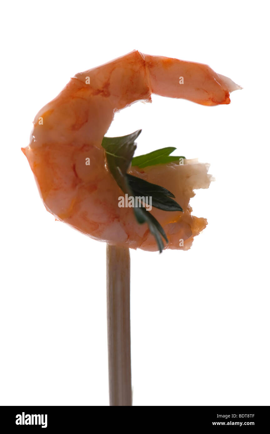 object on white - isolated shrimp close up Stock Photo - Alamy
