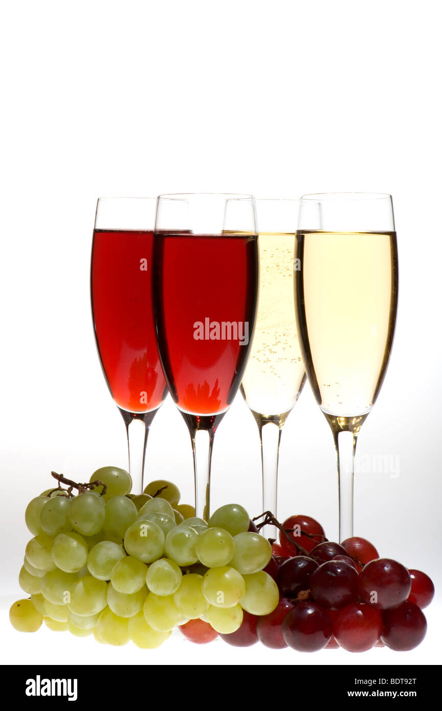 Champagne glasses close up Cut Out Stock Images & Pictures - Alamy