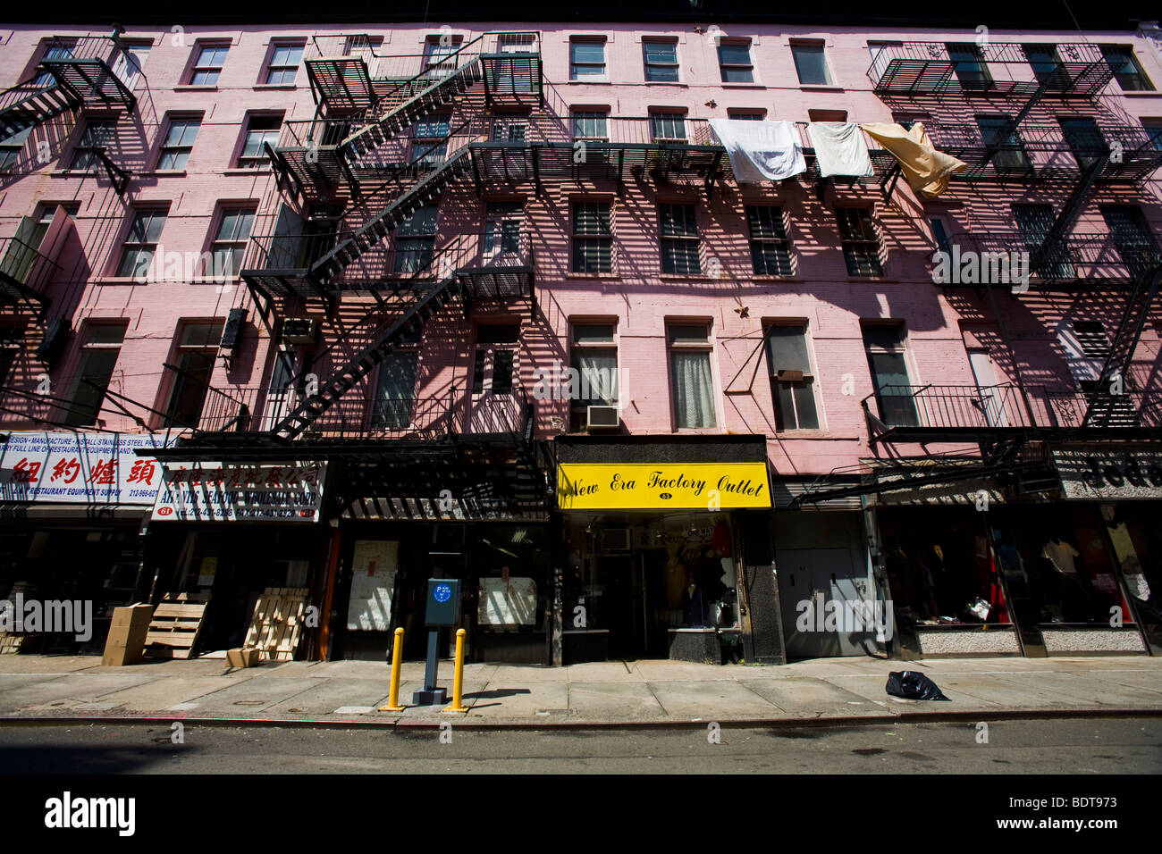 Orchard Street building. Manhattan, New York City, United States of ...